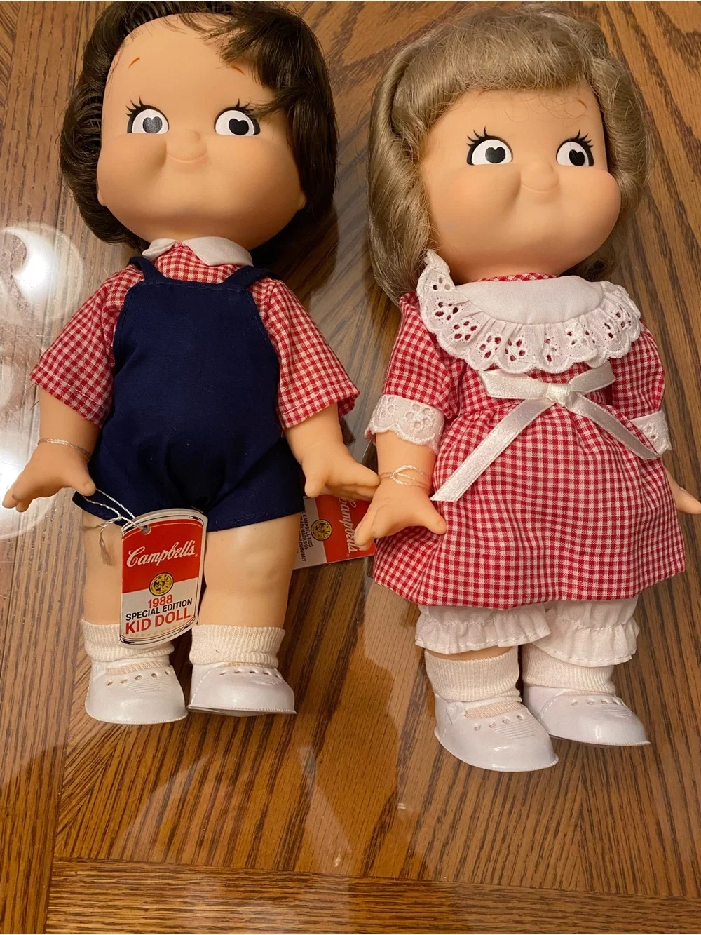 Cambell Kids Vintage Dolls | Toys | Campbells Kids Red Gingham Girl ...